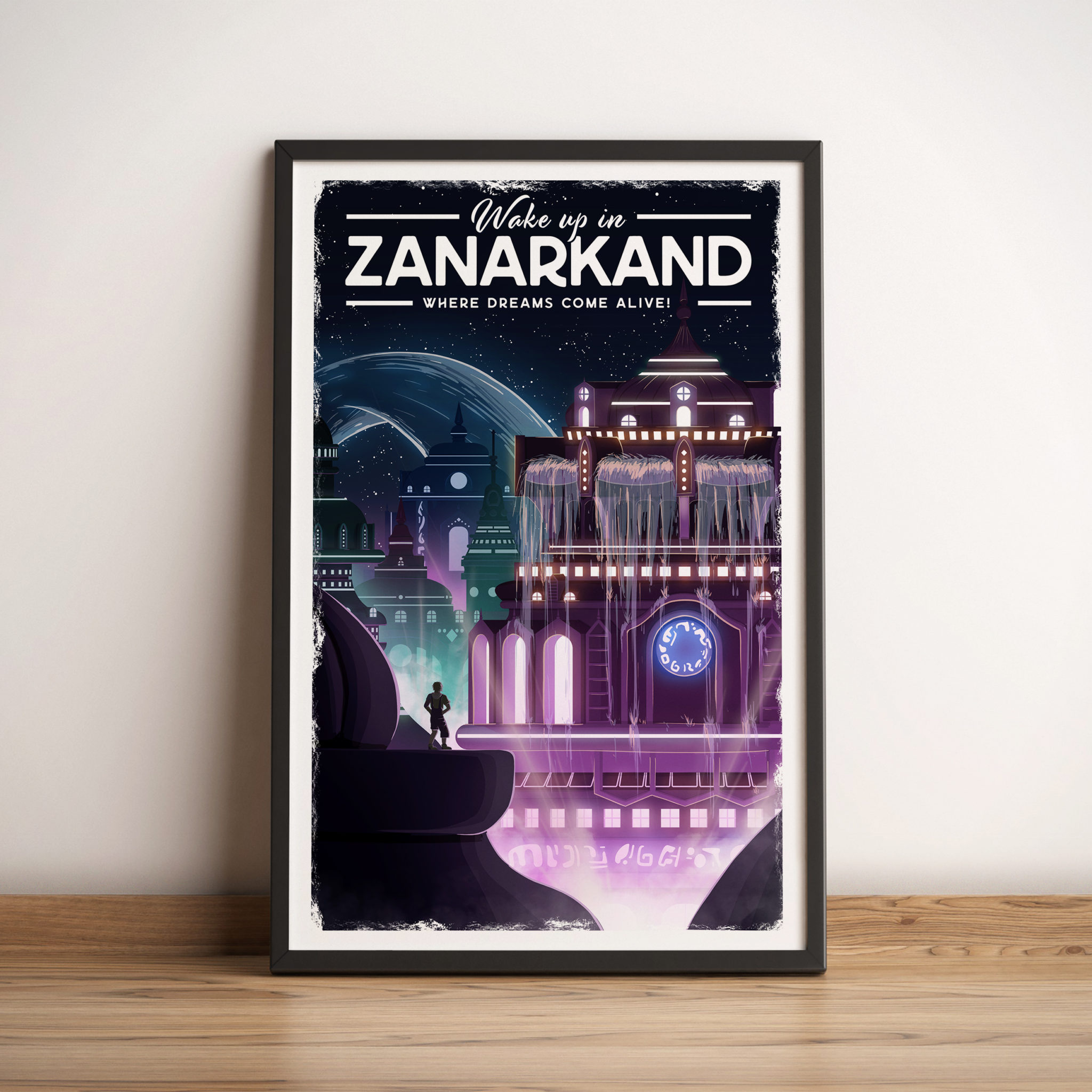 Zanarkand (Final Fantasy X) Travel Poster - Free DLC Artwork