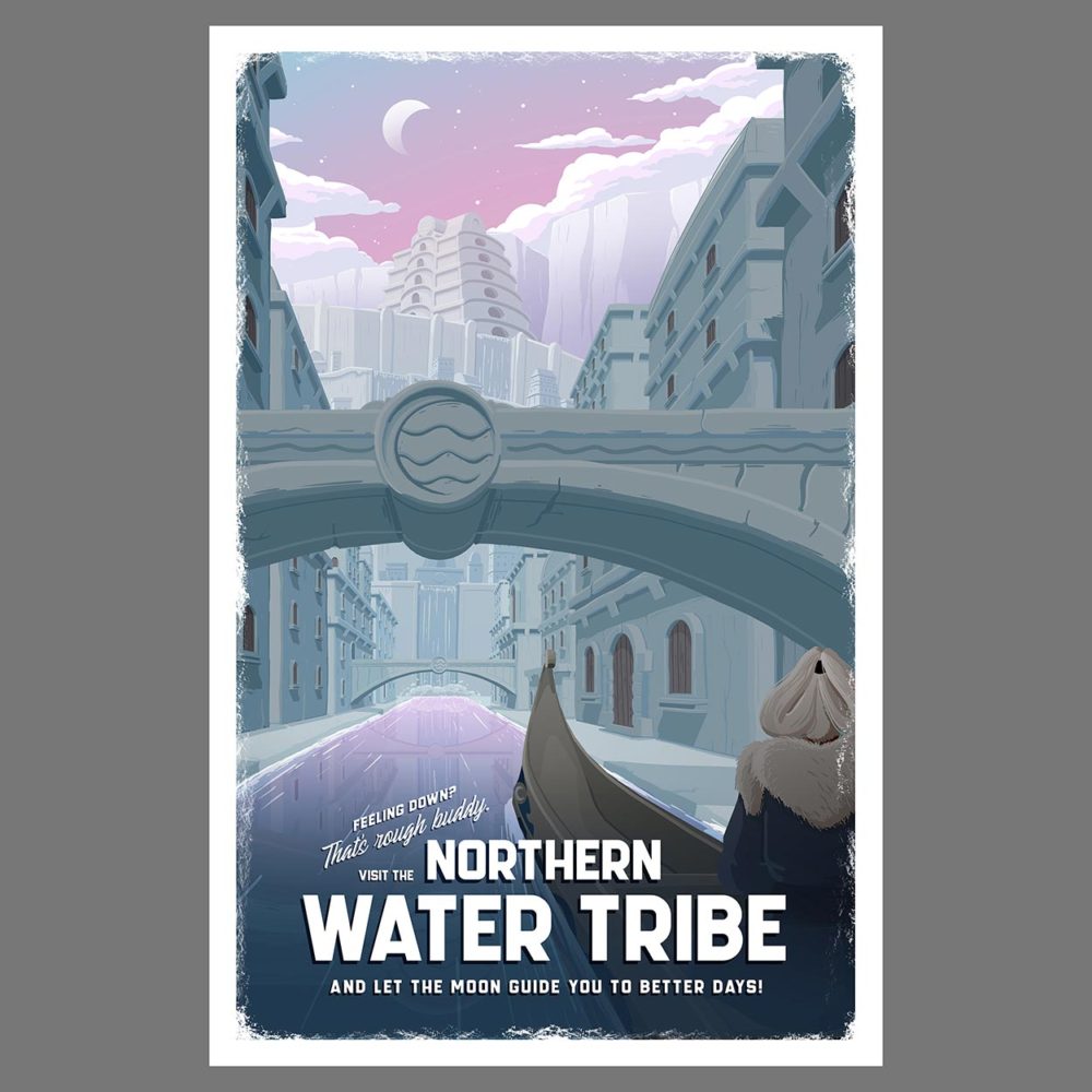 Northern Water Tribe (Avatar) Travel Poster - Free DLC Artwork