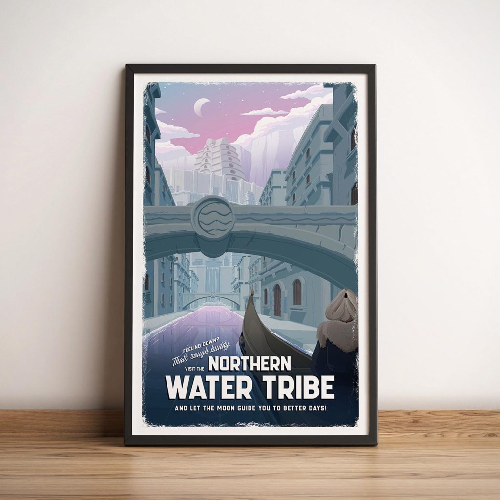 Northern Water Tribe (Avatar) Travel Poster - Free DLC Artwork