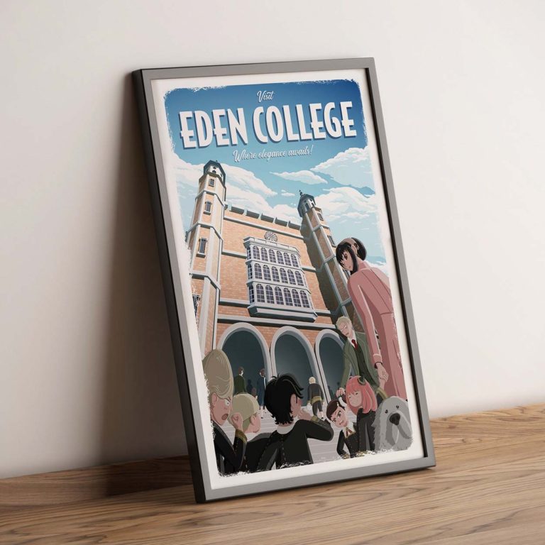 Eden College (Spy X Family) Travel Poster - Free DLC Artwork