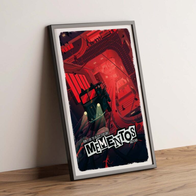 Mementos (Persona 5) Travel Poster - Free DLC Artwork
