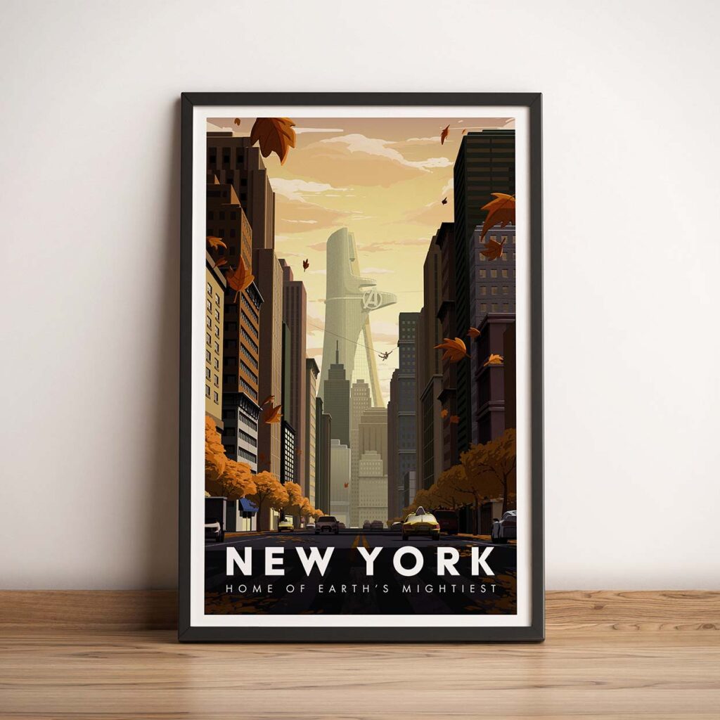 New York Travel Poster - Free DLC Artwork
