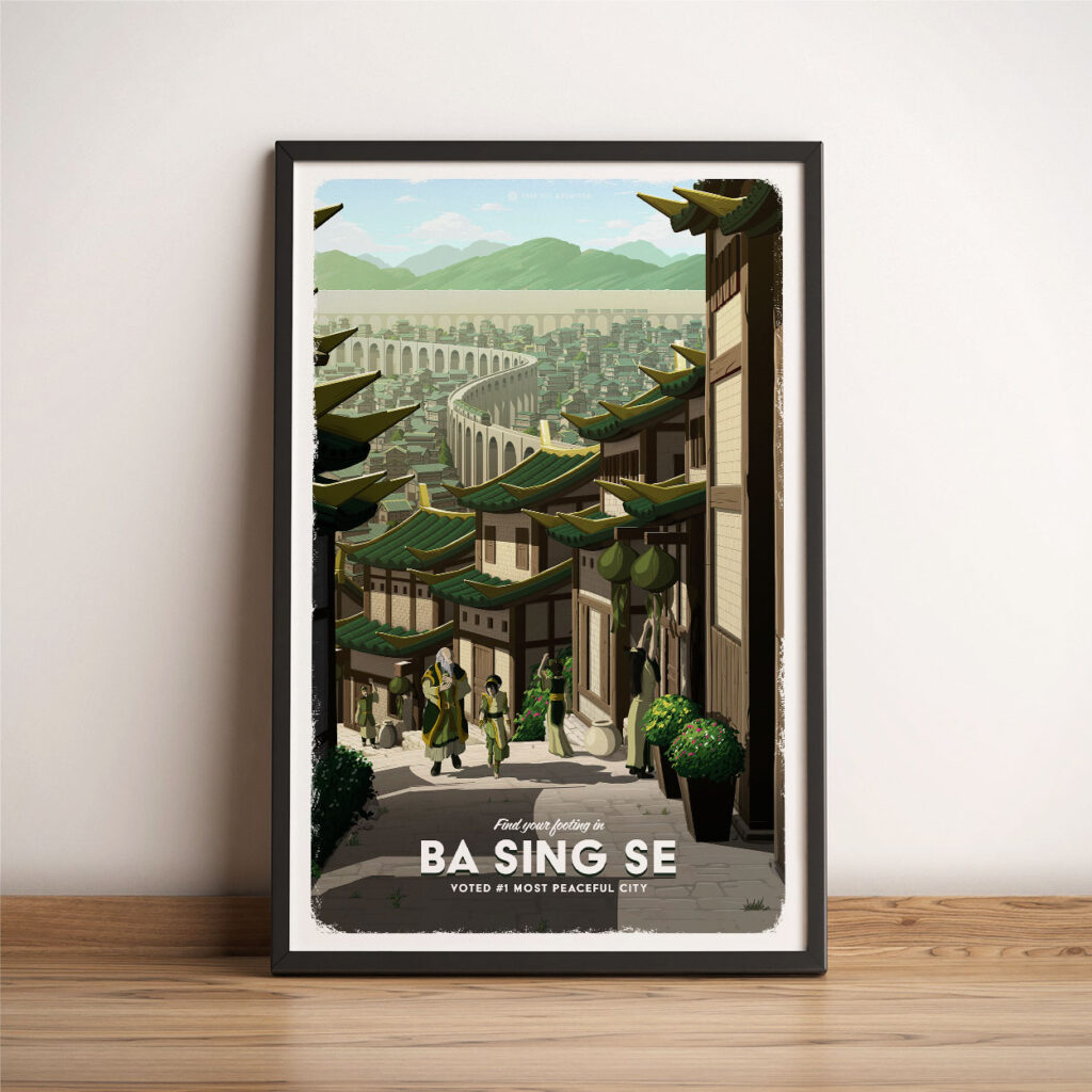 Ba Sing Se (Avatar) Travel Poster - Free DLC Artwork