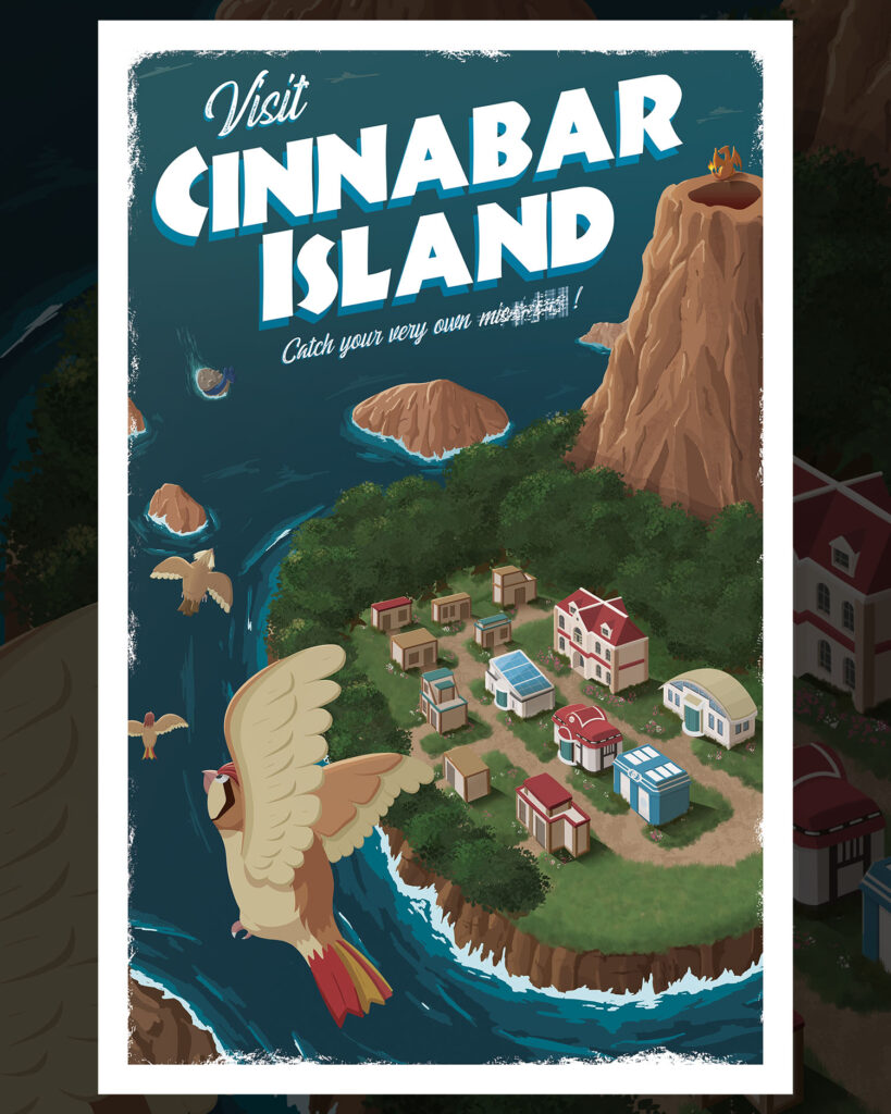 Pokemon Travel Posters – Set of 3 - Free DLC Artwork